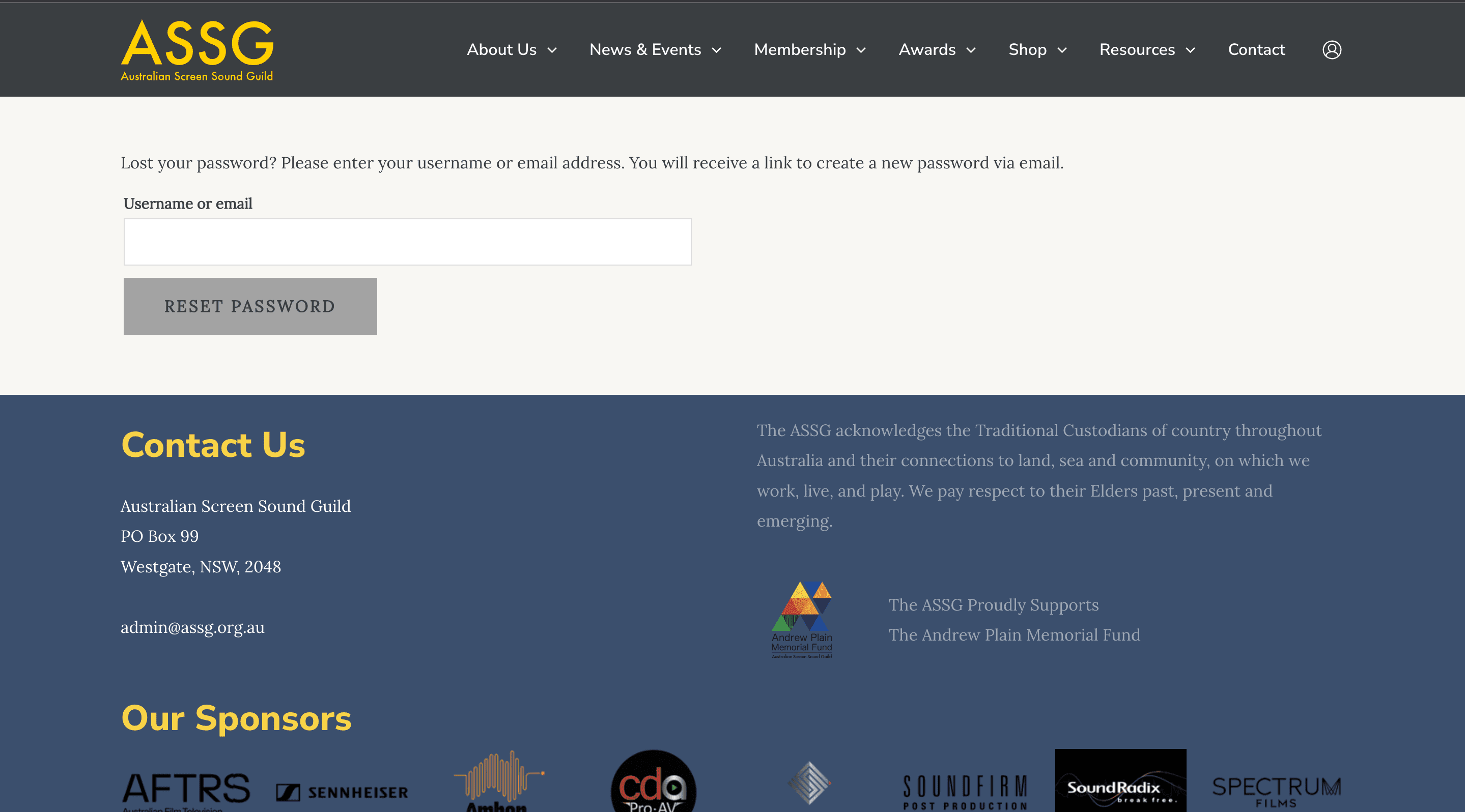 Membership Guide – ASSG